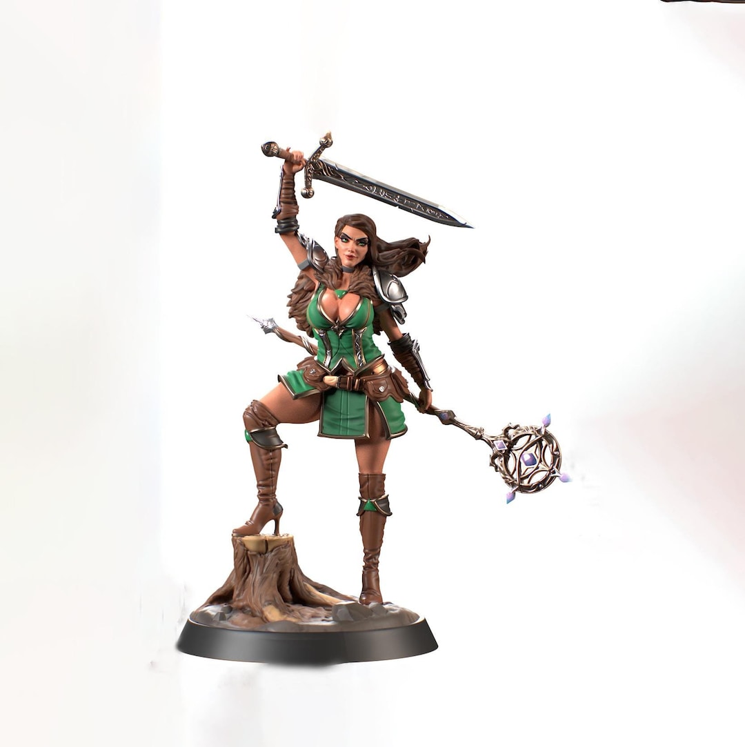 Female Human Sorlock, Sorcerer, Wizard, Hexblade Warlock Pinup PC ...