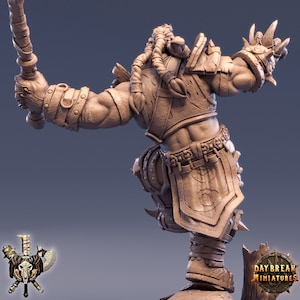 Orc Fighter Barbarian With Great-cleaver | Scales: 28mm | 32mm |54mm ...