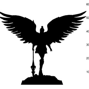 Female Valkyrie Angel Celestial Paladin of Vengeance | 28mm, 32mm, 54mm ...