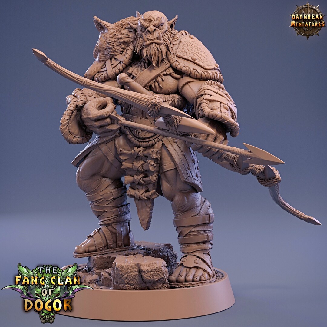 Bugbear Fighter Ranger Sharpshooter Archer | 3 Sizes /scales | Megaboss ...