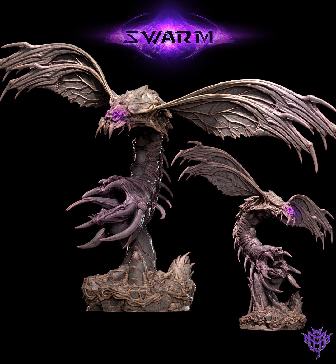 Winged Insectoid Hunter Devourer | 4 Base Size | Dungeons and Dragons ...