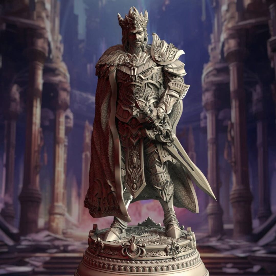 Paladin Miniature | Holy Knight Warrior | Resin RPG Figure - Etsy
