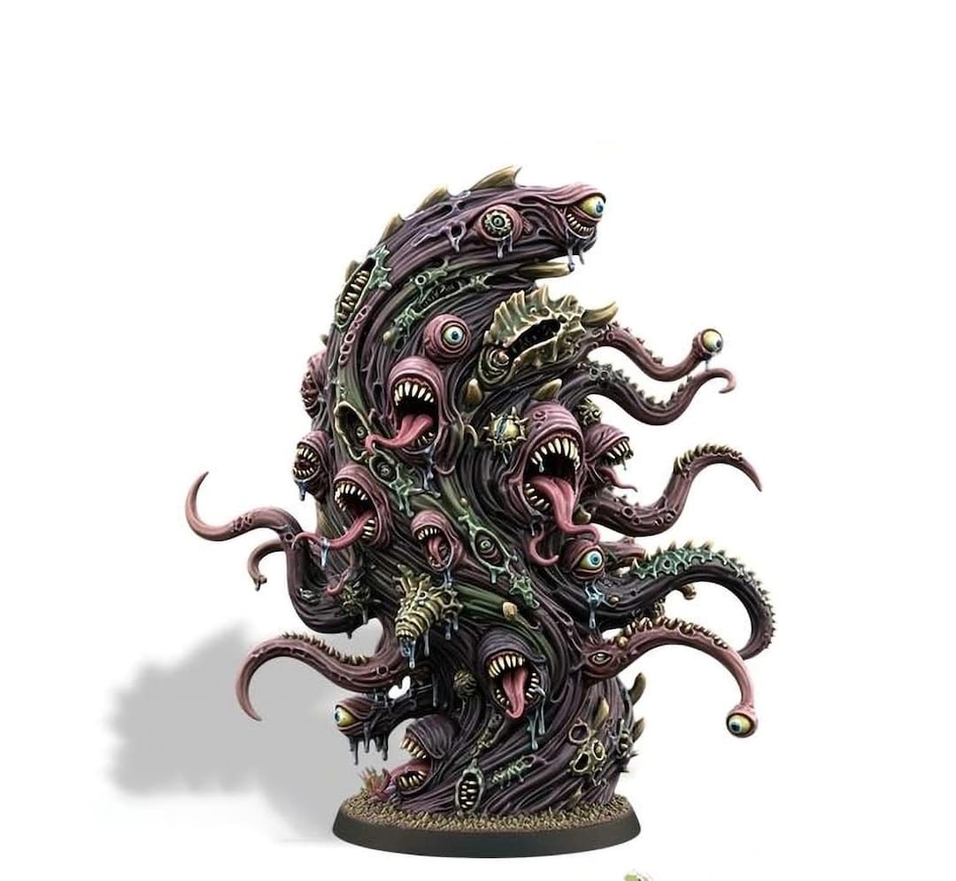 Eldritch Horror Miniature | Tentacle Maw | Unpainted Monster Miniature ...