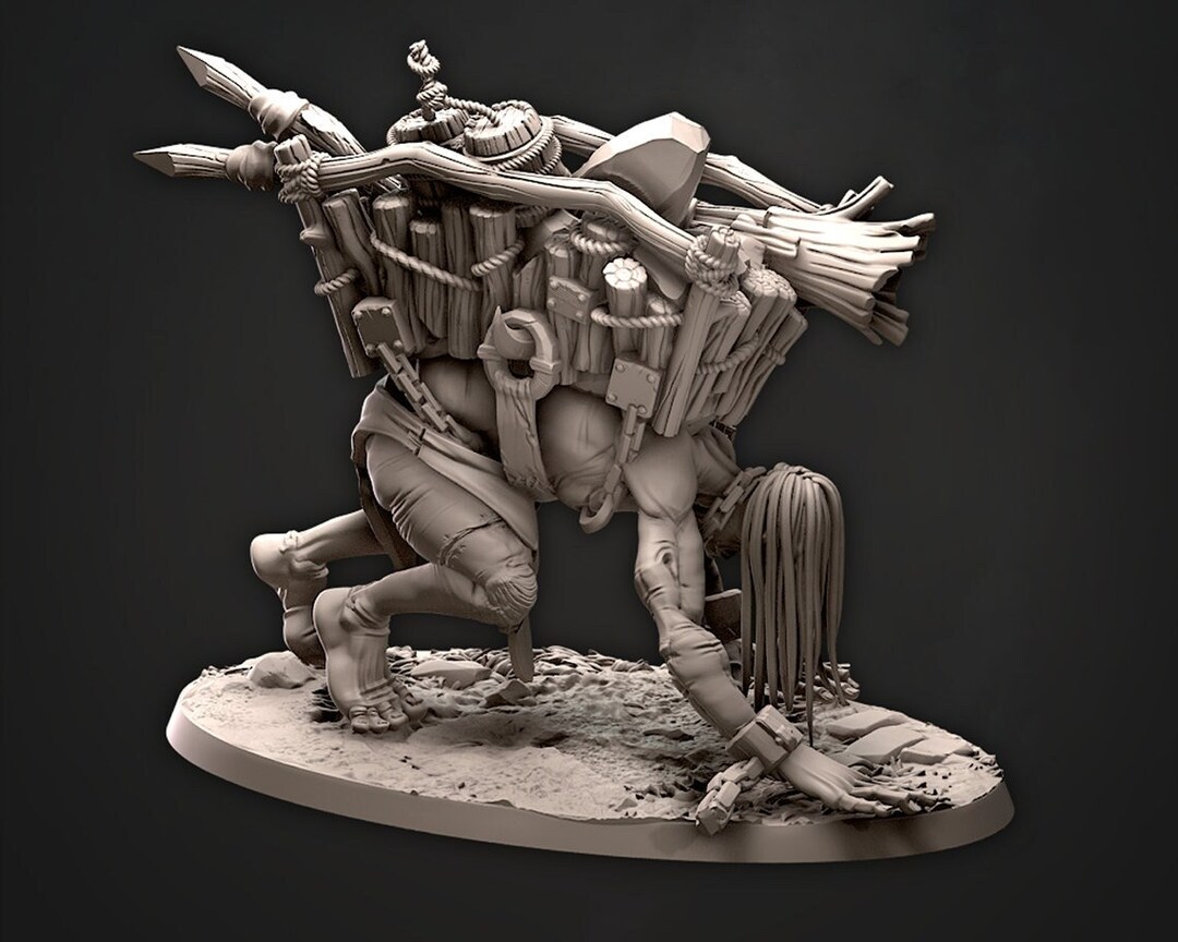 Hill Giant, Oger | 28mm & 32mm Scale | 75mm Tall (32mm Scale)| Dungeons ...