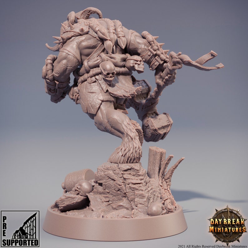 Beastman - Minotaur -yakfolk | 5 Sizes /scale Resin Miniature ...