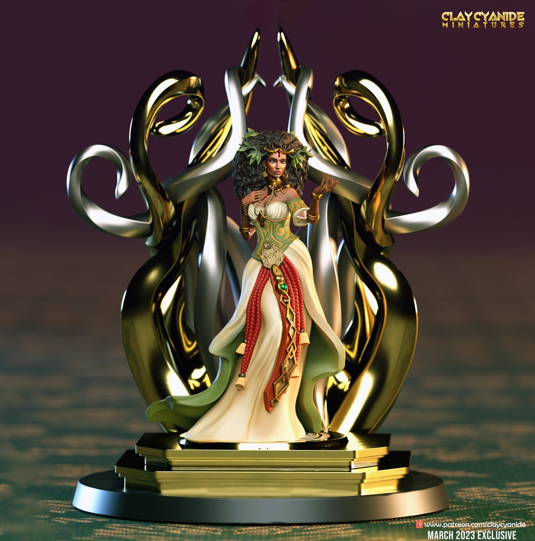 Female Human Druid Circle of Land Forest, Sorcerer| 4 Sizes /scale ...