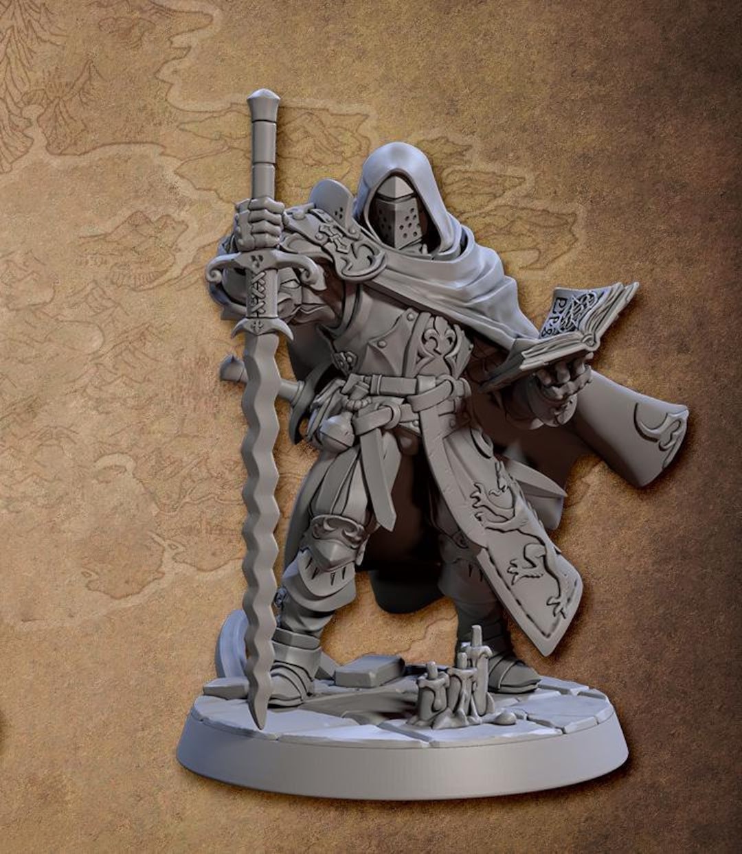 Human War Wizard, Eldritch Knight Fighter | 5 Sizes/scales Exclusive ...