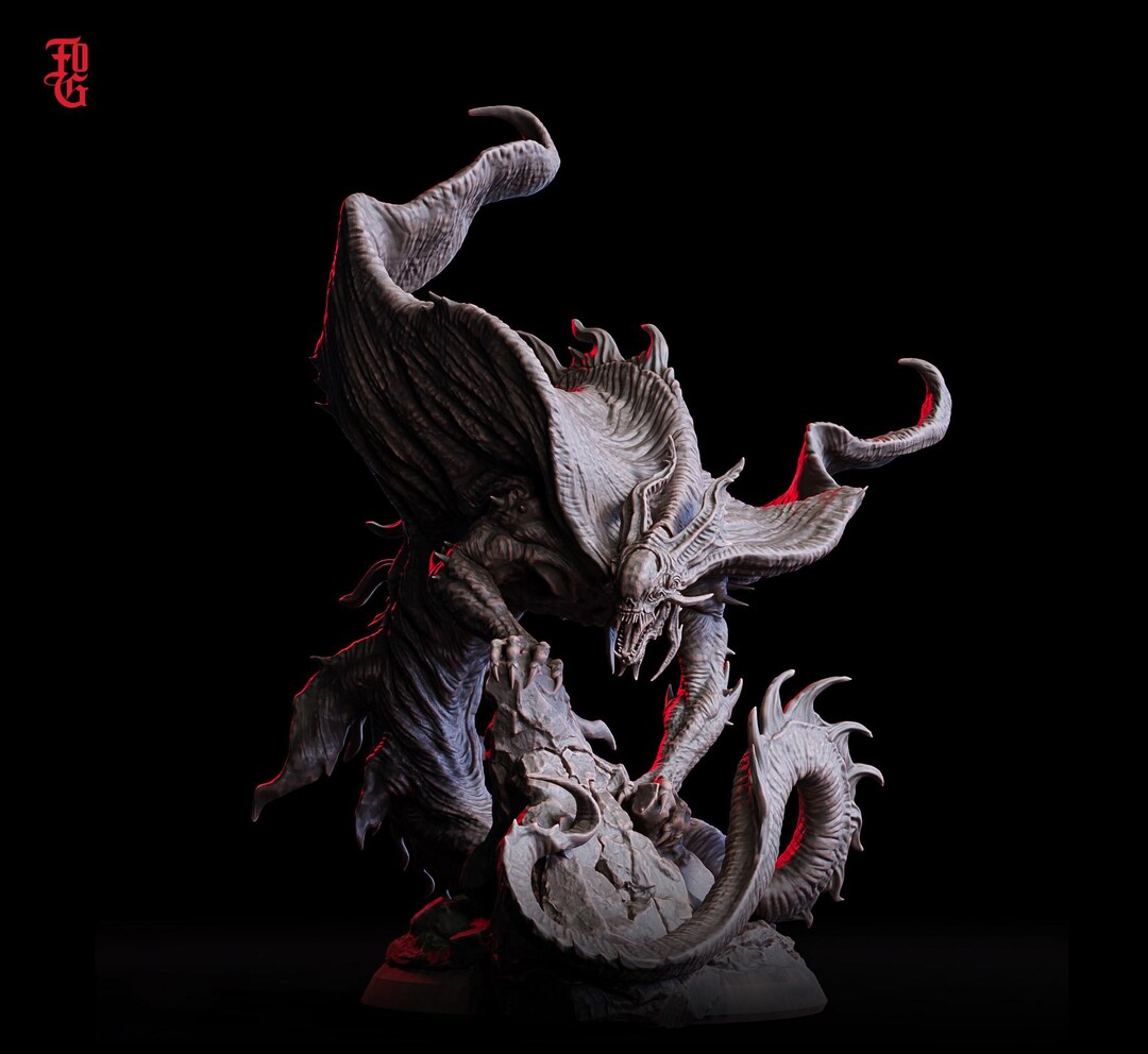 Large Cloaker and Huge Alpha Cloaker Under Dark Monster | Resin ...