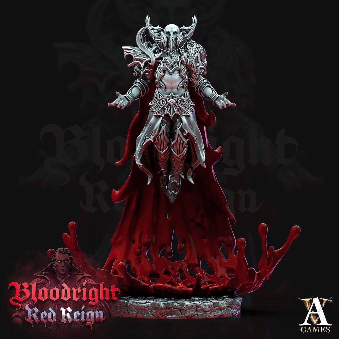 Vampire Count Evil Bloodcloaks | 28mm, 32mm, 75mm Scale | Undead Dnd ...