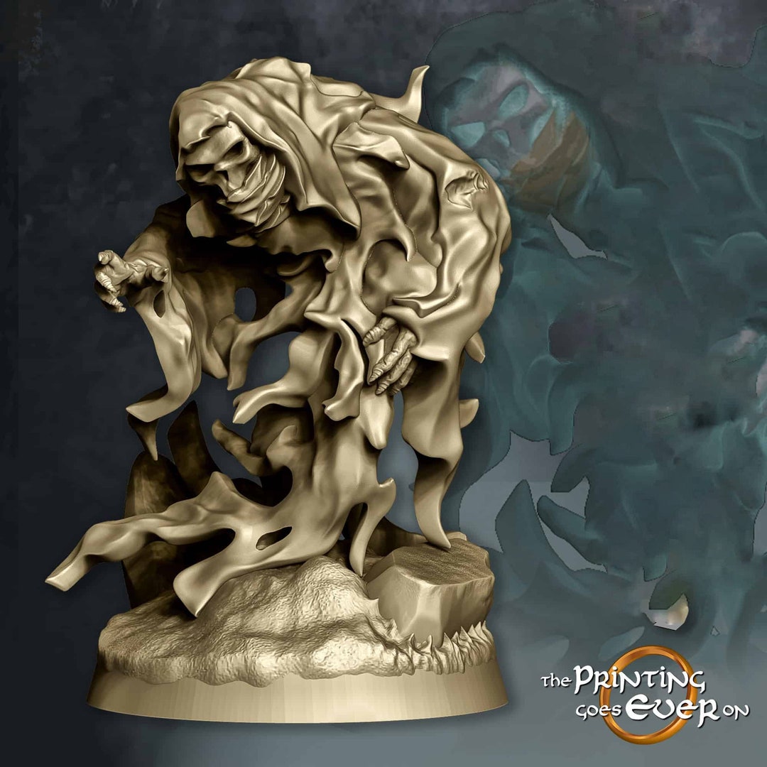 Specter Undead Resin Miniature: Unpainted Dnd Figurine - Etsy