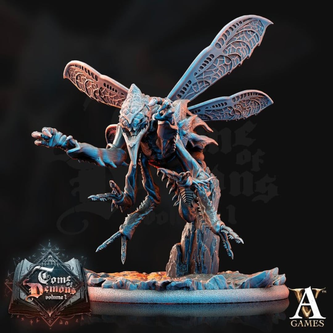 Chasme -fly Demon - Insect Tanar'ri Interrogator Turterer | 65mm Tall ...