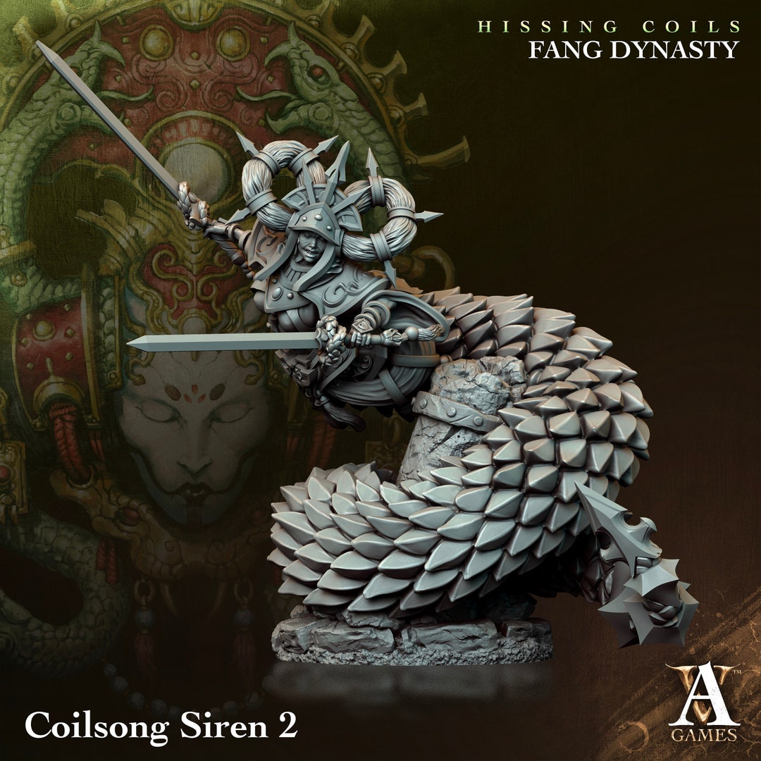Naga Guardian, Halfblood Yuan-ti | 5 Sizes /scales | Dungeons and ...