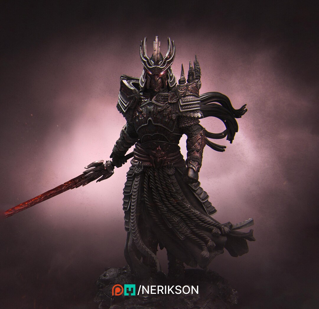 Death Knight Undead Lich Monster Unpainted Miniature | 28mm, 32mm, 54mm ...