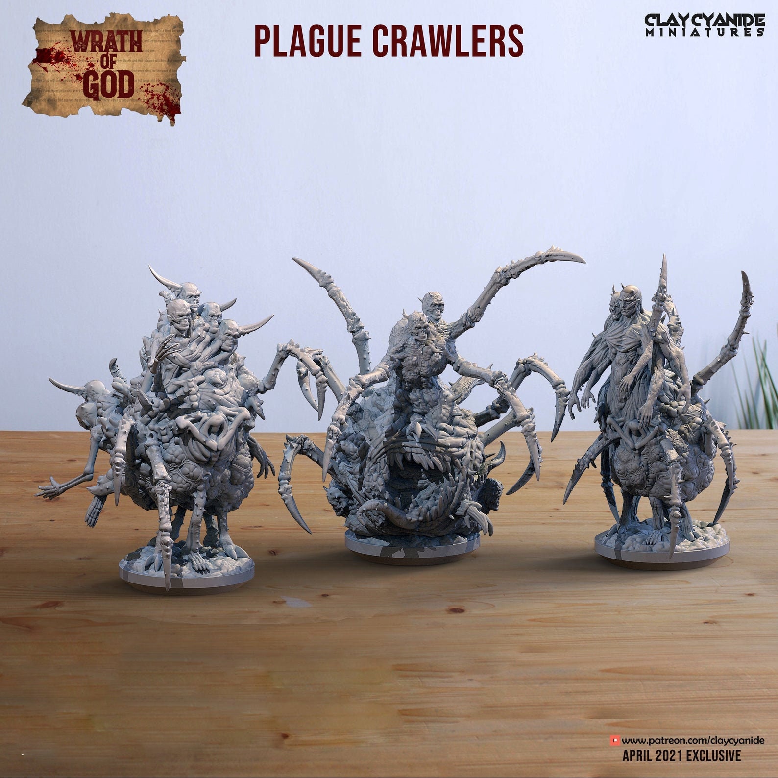 Flesh Abomination Crawlers Demon 55mm Tall 28mm/32mm Scale - Etsy