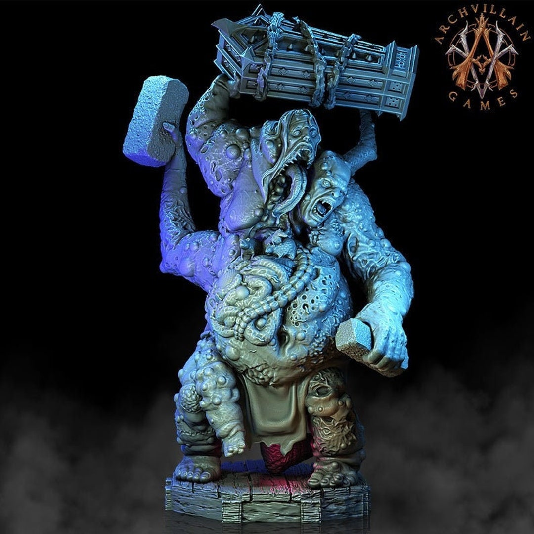 Grotesque Abomination Demon (3 Sizes) | 90mm Tall | 28mm Scale | 32mm ...