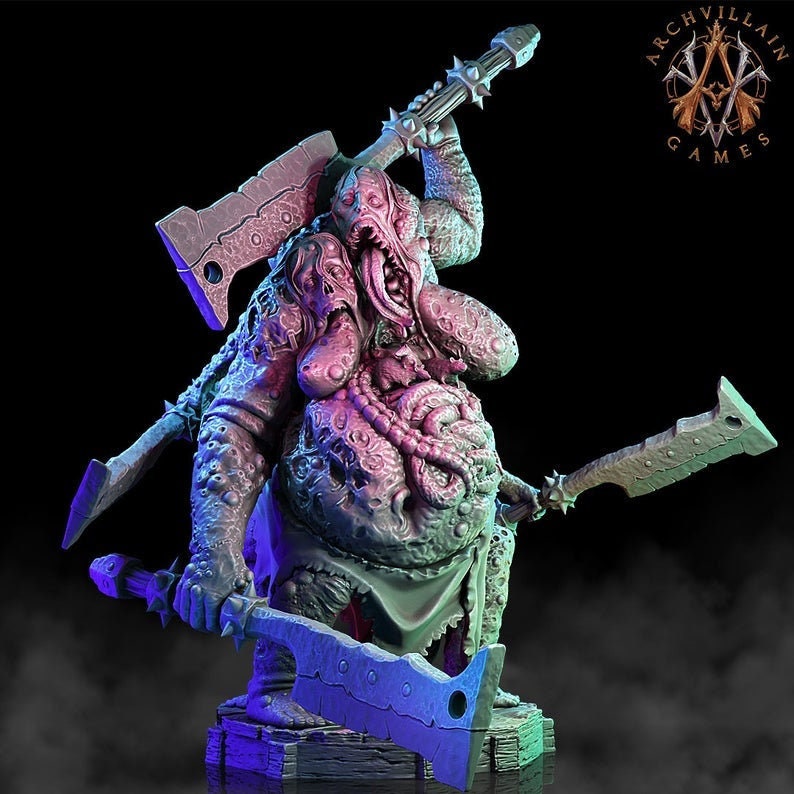 Grotesque Female Abomination Demon (3 Sizes) | 90mm Tall | 28mm Scale ...