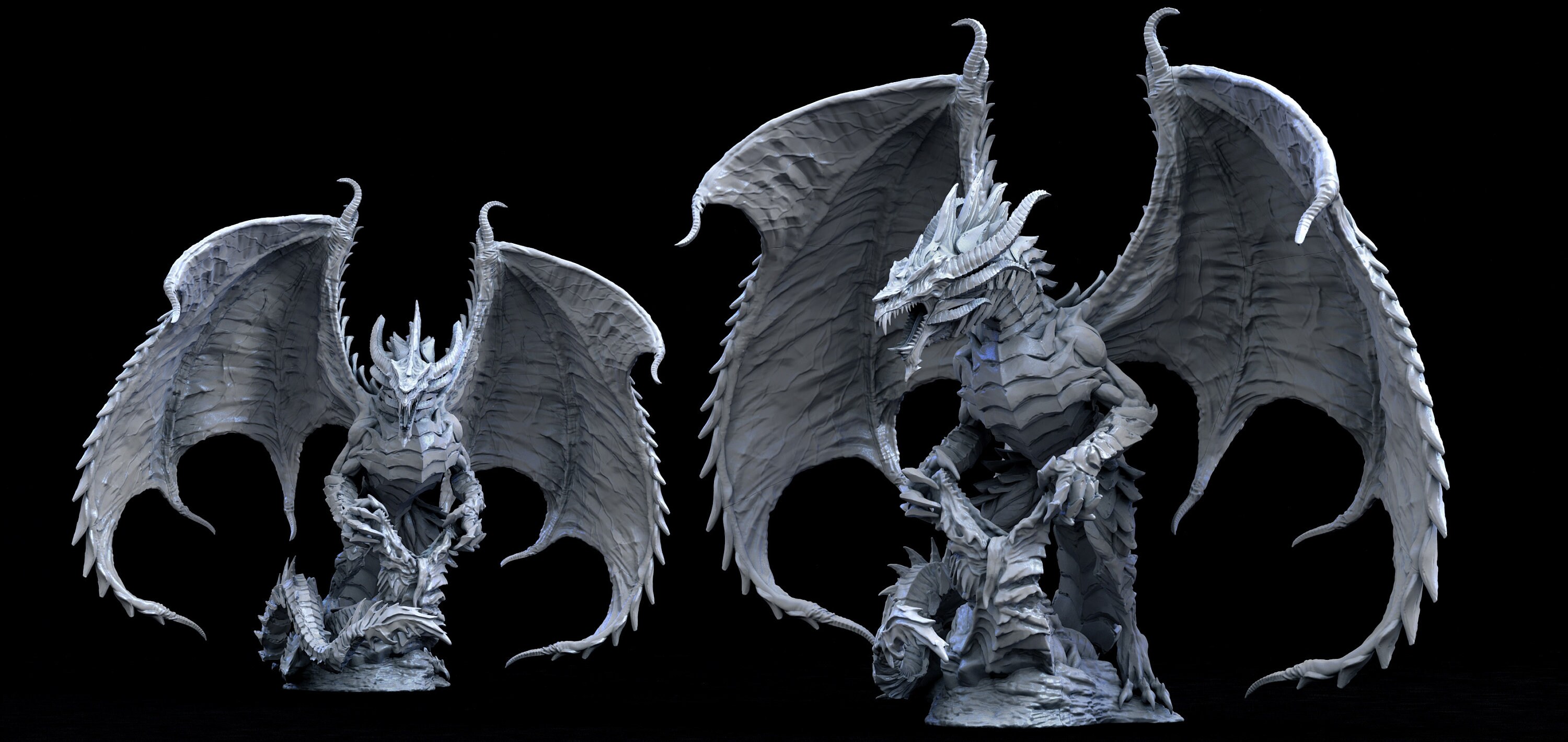 Steel Dragon Miniature - Waterdeep Dragon | Young, Mature & Ancient ...