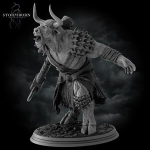 Minotaur Warrior War Chief | Scales: 5 Sizes/scale | D&D 5e Megaboss ...