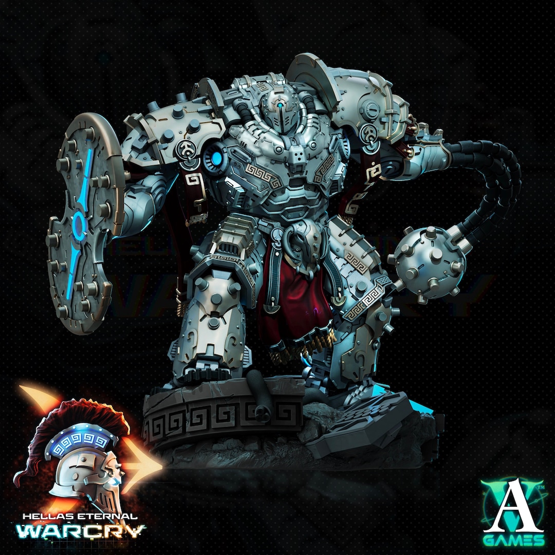 Sci-fi Heavy Terminator Battle Mech Knight Miniature | 5 BASE SIZES ...