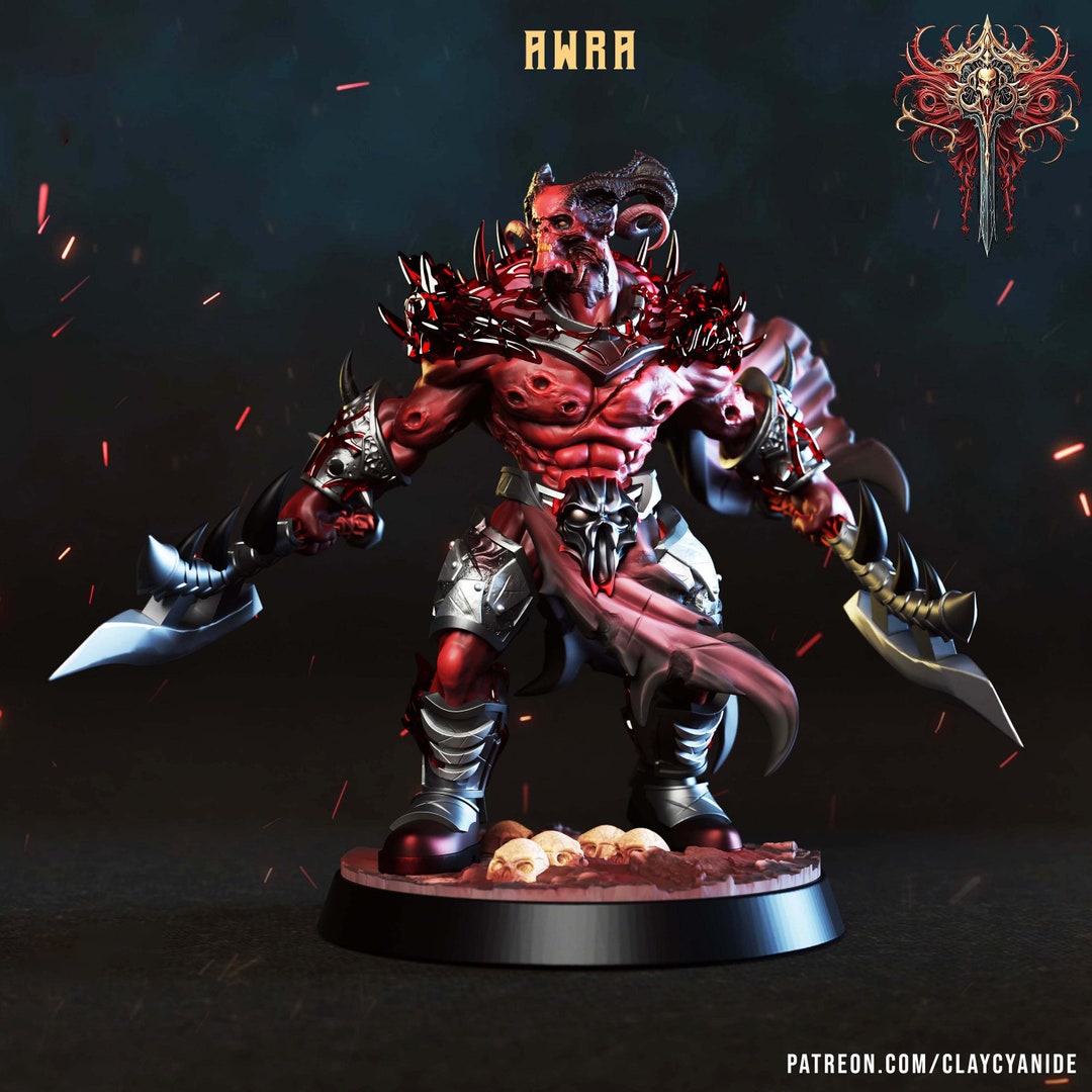 Demon, Devil, Half-devil Fiend | 28mm, 32mm,54mm75mm, 100mm Scales ...