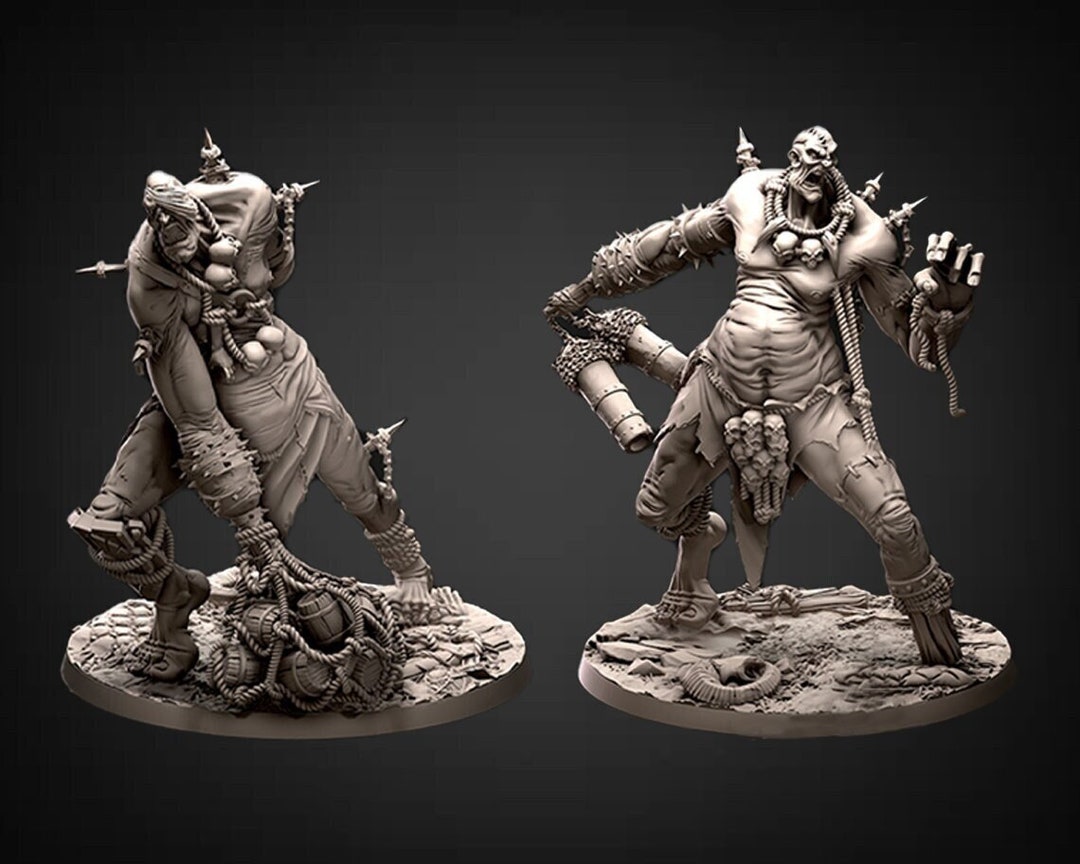 Hill Giant, Oger | 28mm & 32mm Scale | 90mm Tall| Dnd | Pathfinder ...