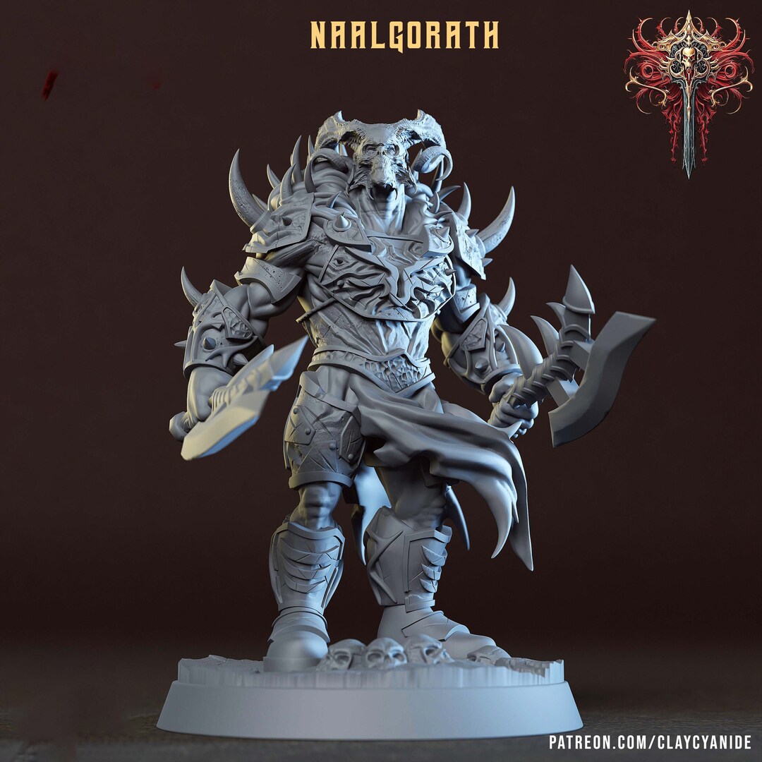 Demon, Devil, Half-devil Fiend | 28mm, 32mm,54mm75mm, 100mm Scales ...