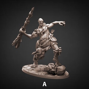 Stone Giant, Oger | 28mm, 32mm Scale | 95mm Tall / Dnd | Pathfinder ...