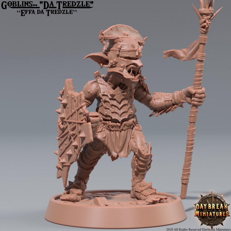 Goblin Chieftain Dnd Miniatures Dungeons and Dragons - Etsy