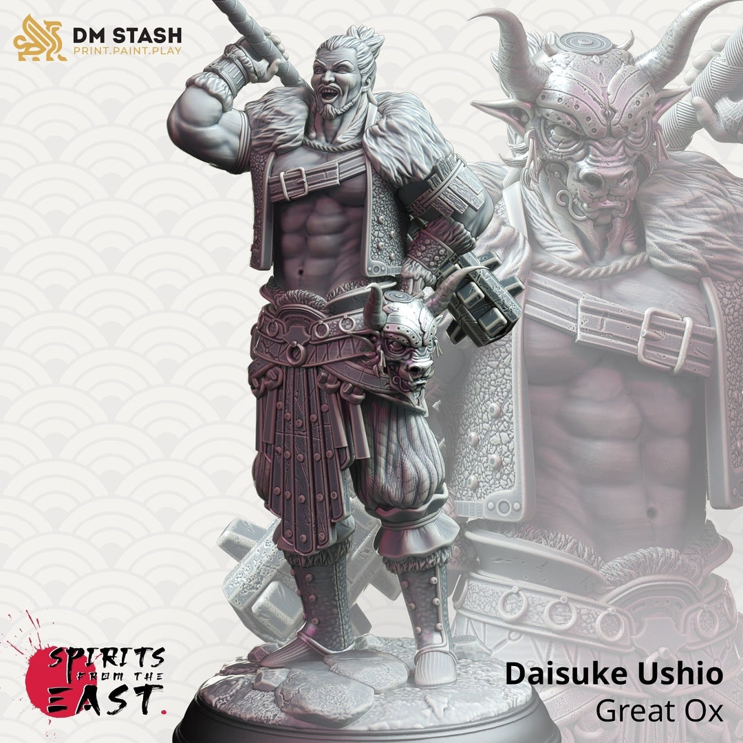 Human Male Barbarian Samurai Also W/ Animal Armor | 5 Sizes /scales ...