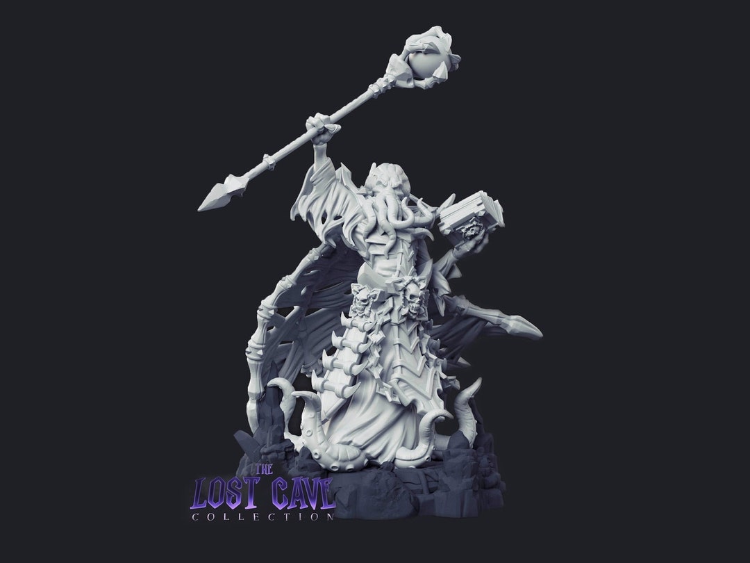 Mind Flayer Arcanist Wizard | 28mm and 32mm Scale | Aberration ...