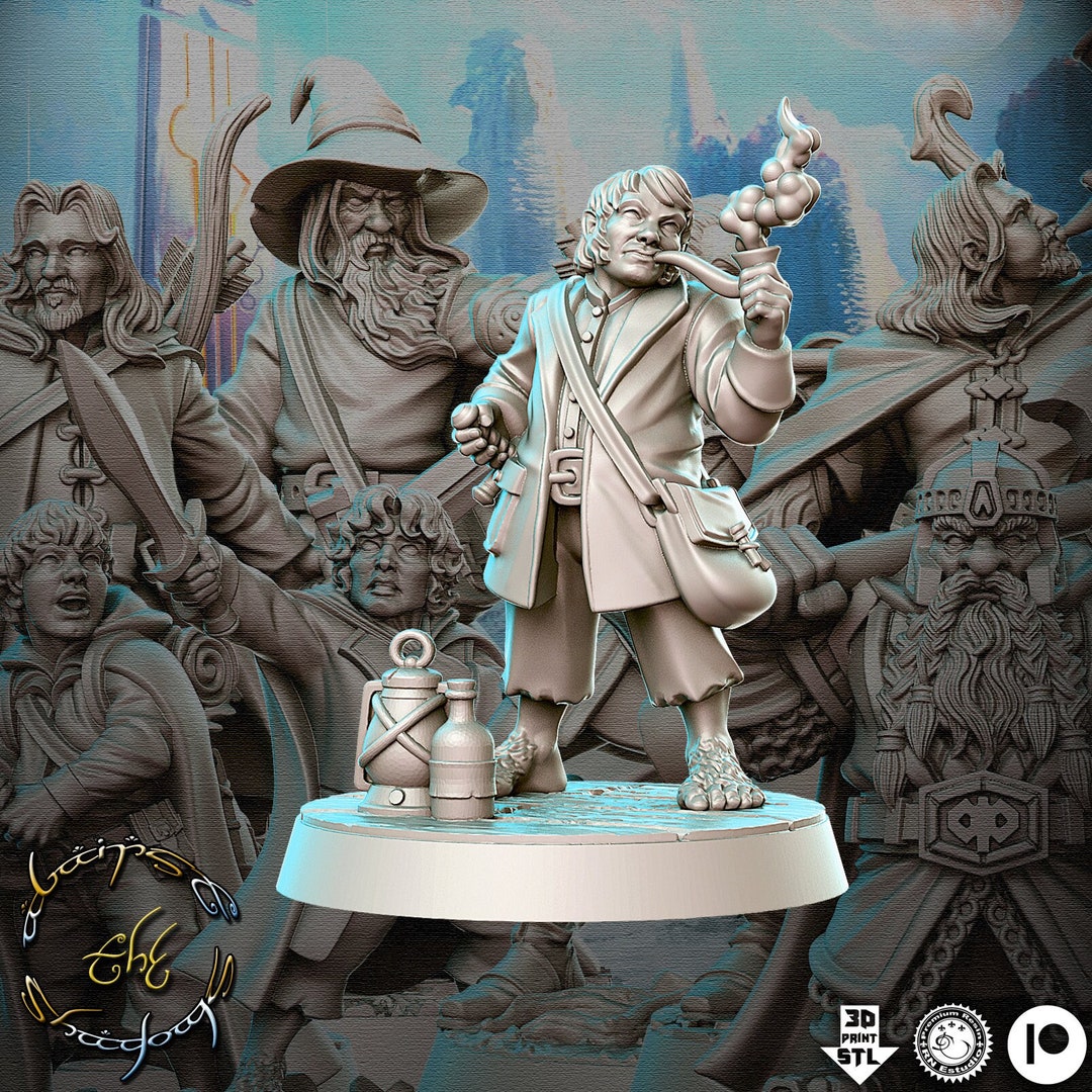 Halfling Rogue Adventurer PC NPC | Resin Miniature | Dungeons and ...