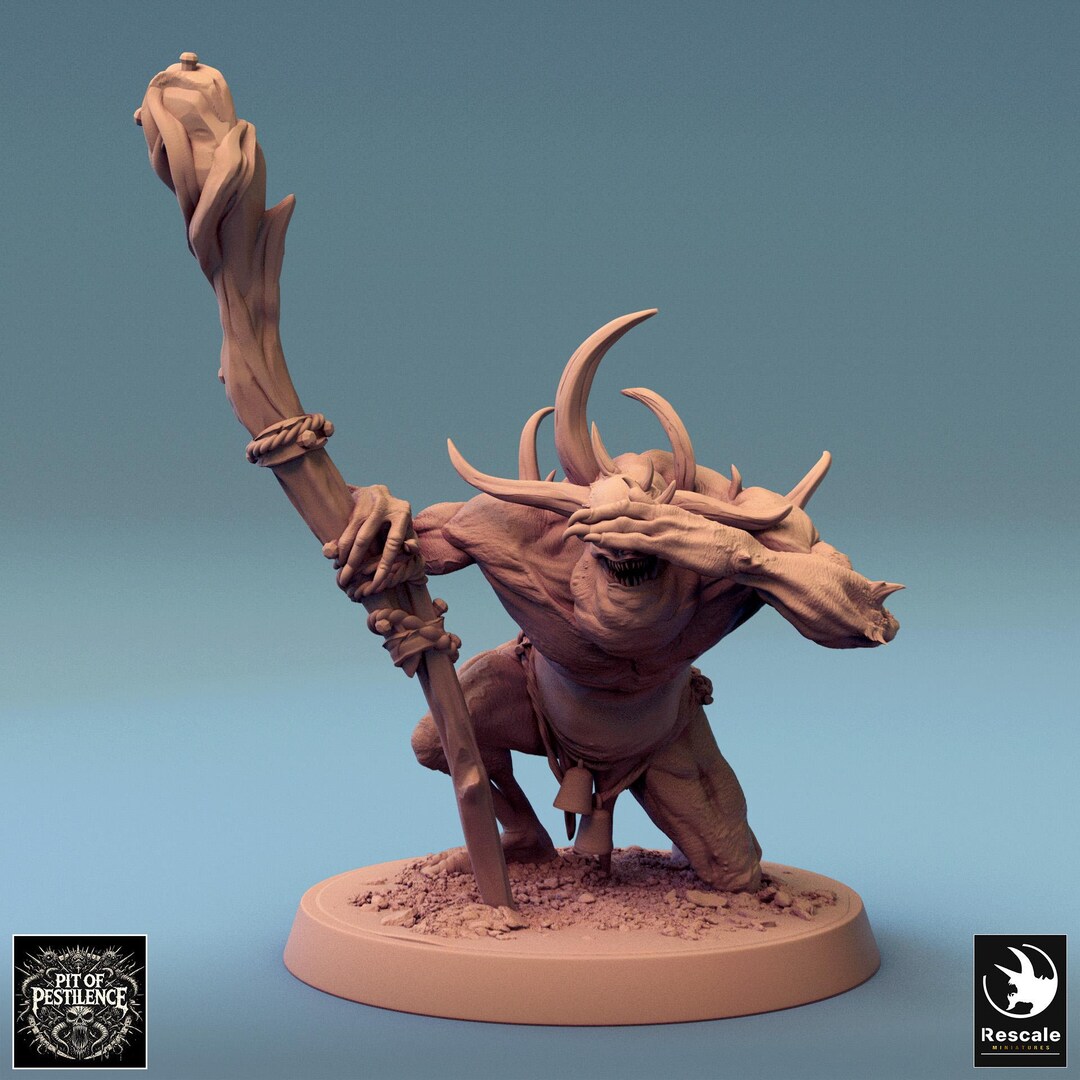 Putrid Fiend Demon, Flesh Golem Eldritch Horror, Dnd Unpainted ...