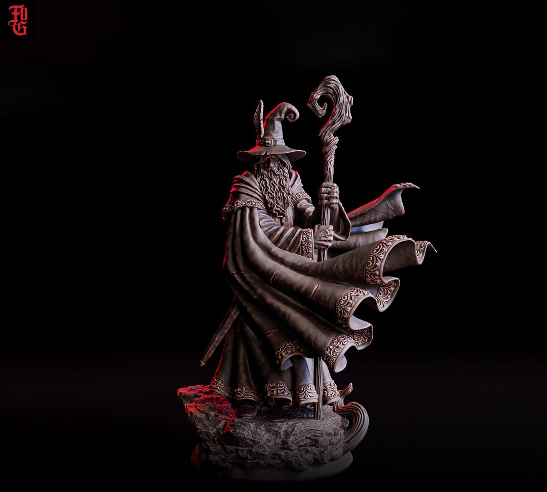 Wizard, Warlock, Sorcerer | 5 Sizes /scales |player Character Mini ...