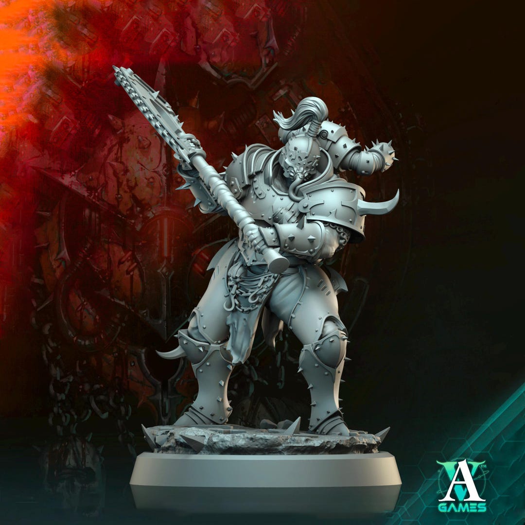 Sci-fi Miniature Void Knight Legionary | 28mm 32mm 54mm 100mm Resin ...