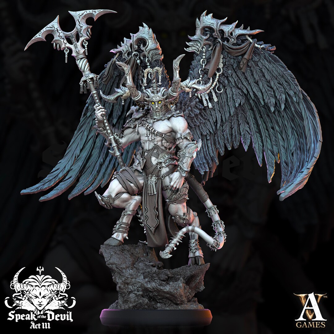 Archdevil, Demon Lord Fiend, Devil | 28mm,32mm,54mm,75mm Scale - Boss ...