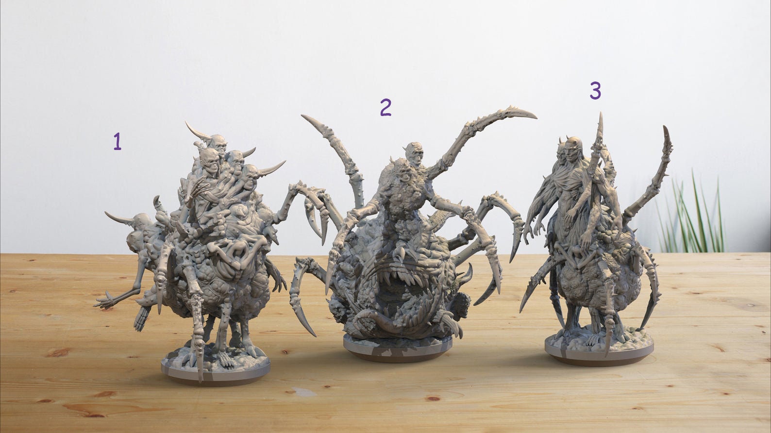 Flesh Abomination Crawlers Demon 55mm Tall 28mm/32mm Scale - Etsy