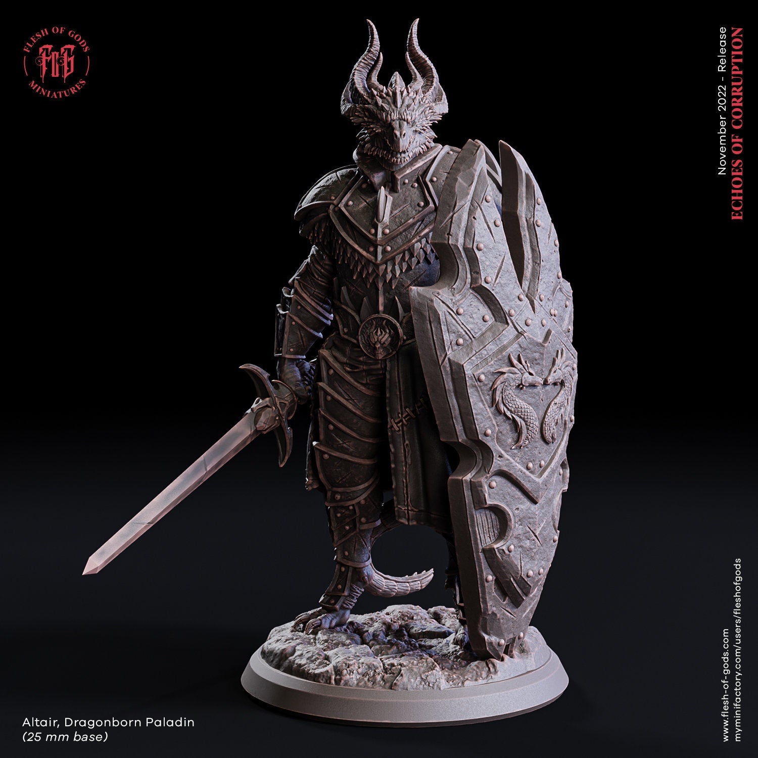 Dragonborn Miniature Ranger - Etsy