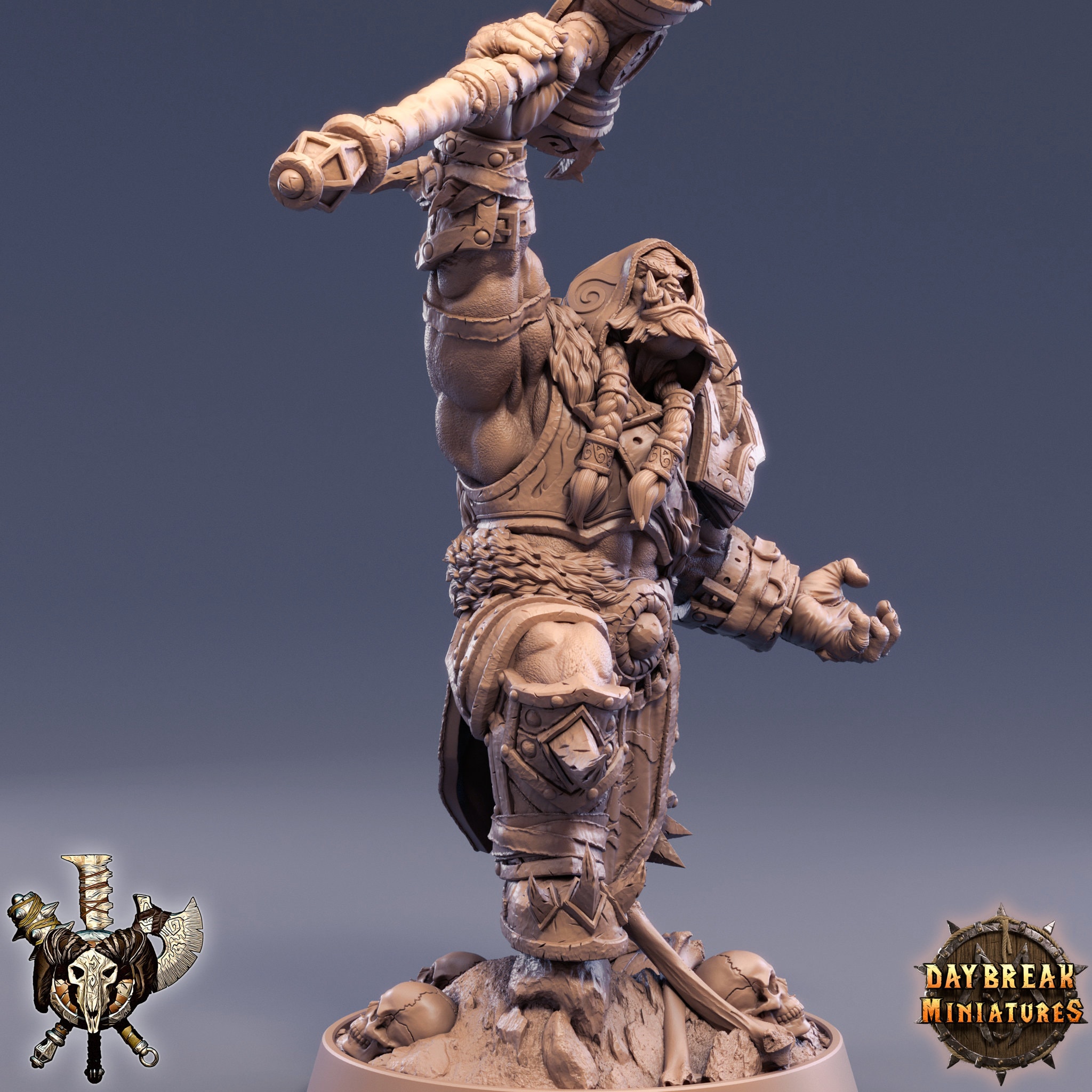 Orc Fighter Shaman Cleric With Battle Hammer | 5 Sizes /scales Megaboss ...