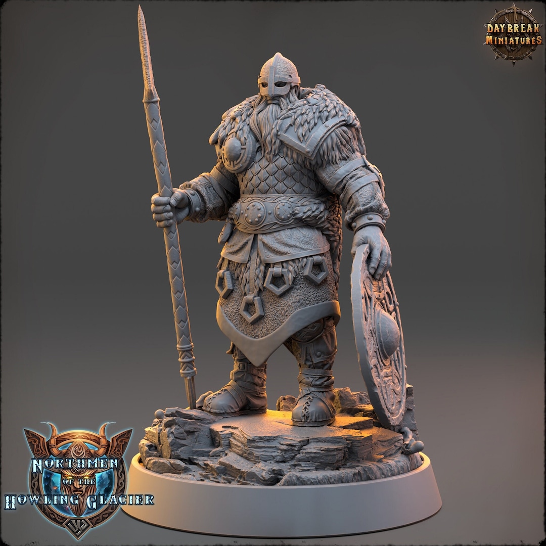 Viking Human Ranger Fighter PC NPC | 28mm, 32mm, 54mm, 75mm Scales ...