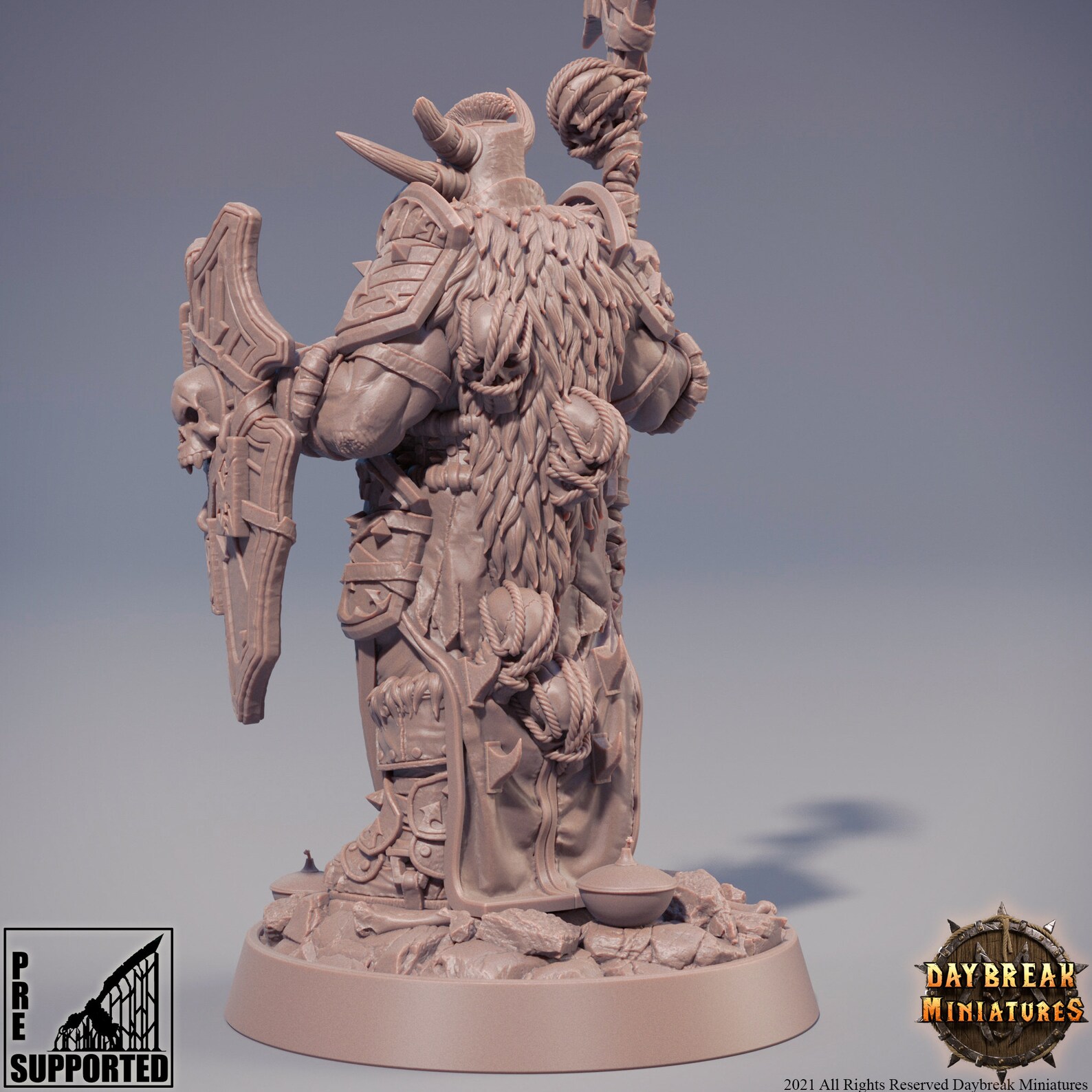Chaos Knight Figurine| Blood Warriors | 28mm, 32mm, 75mm | Miniature ...