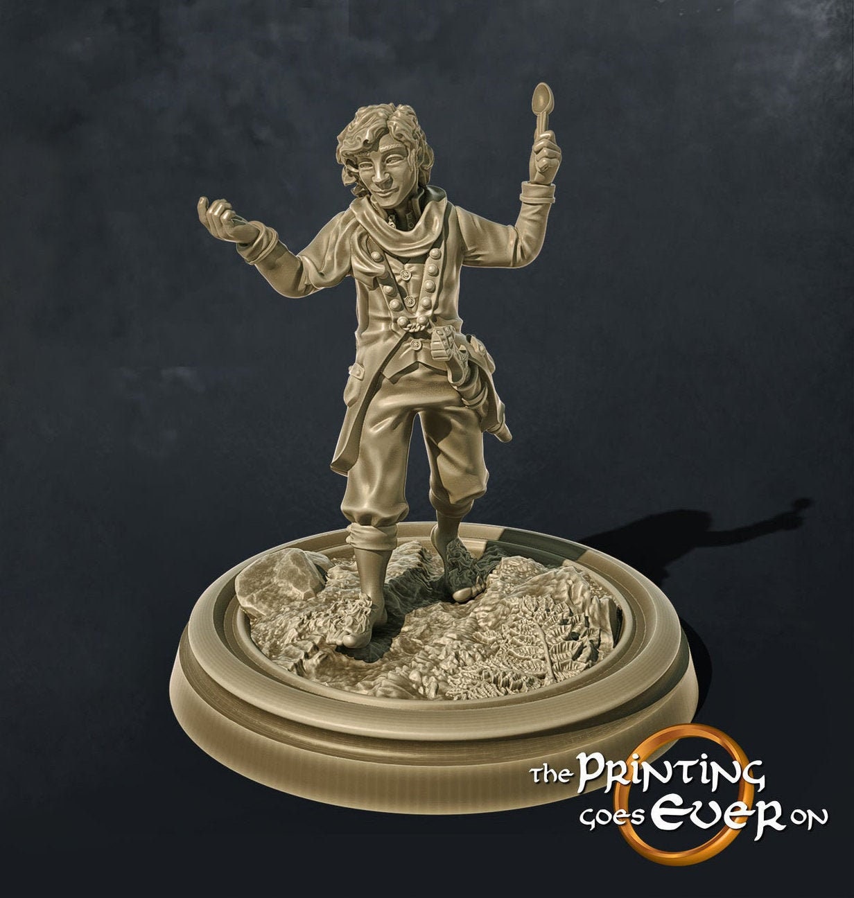 Halfling Adventurer | Hobbit Mini| Resin Miniatures | Dnd | 3 Sizes ...