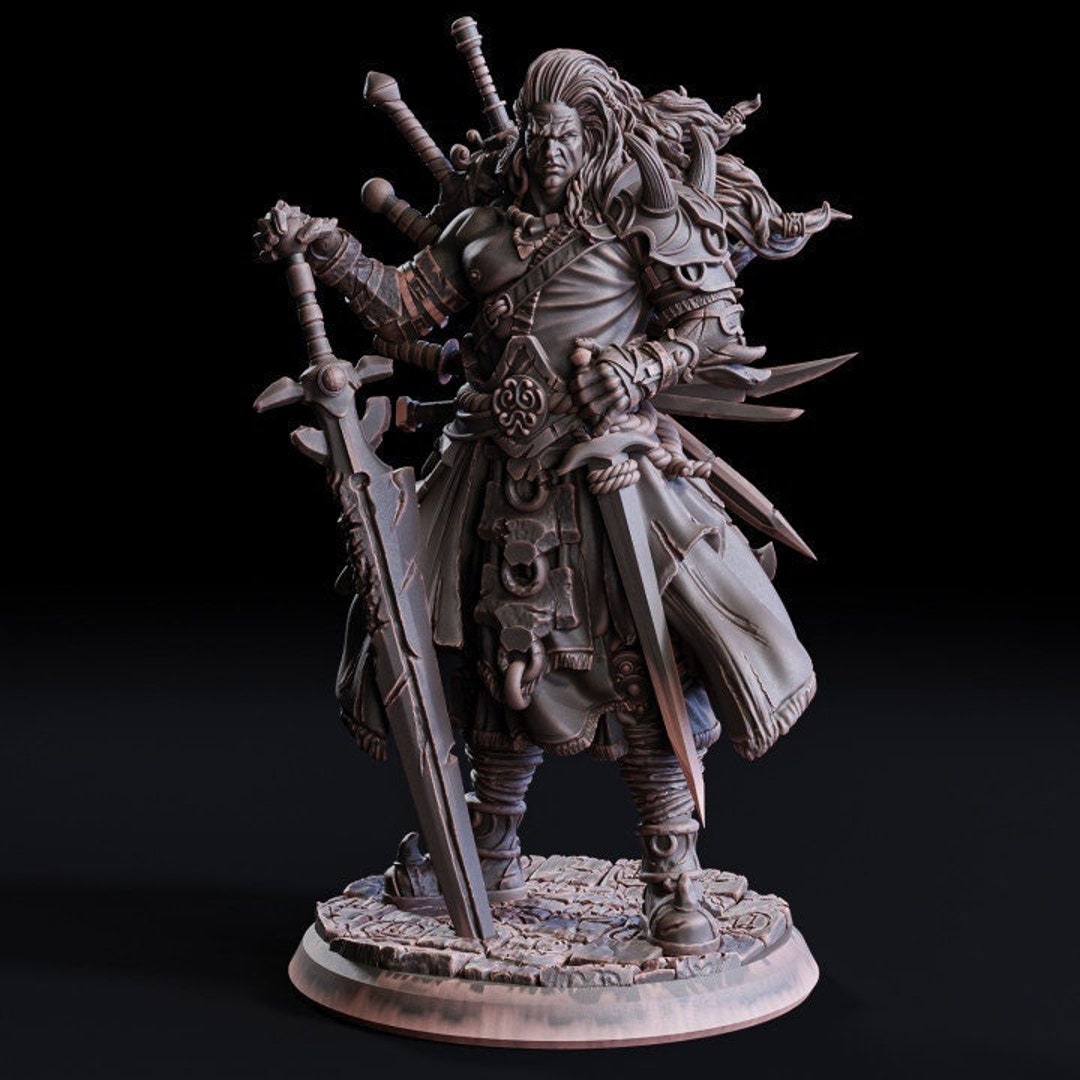 Fighter Battle Master. Sword Collector | D and D 28mm, 32mm,54mm, 75mm ...