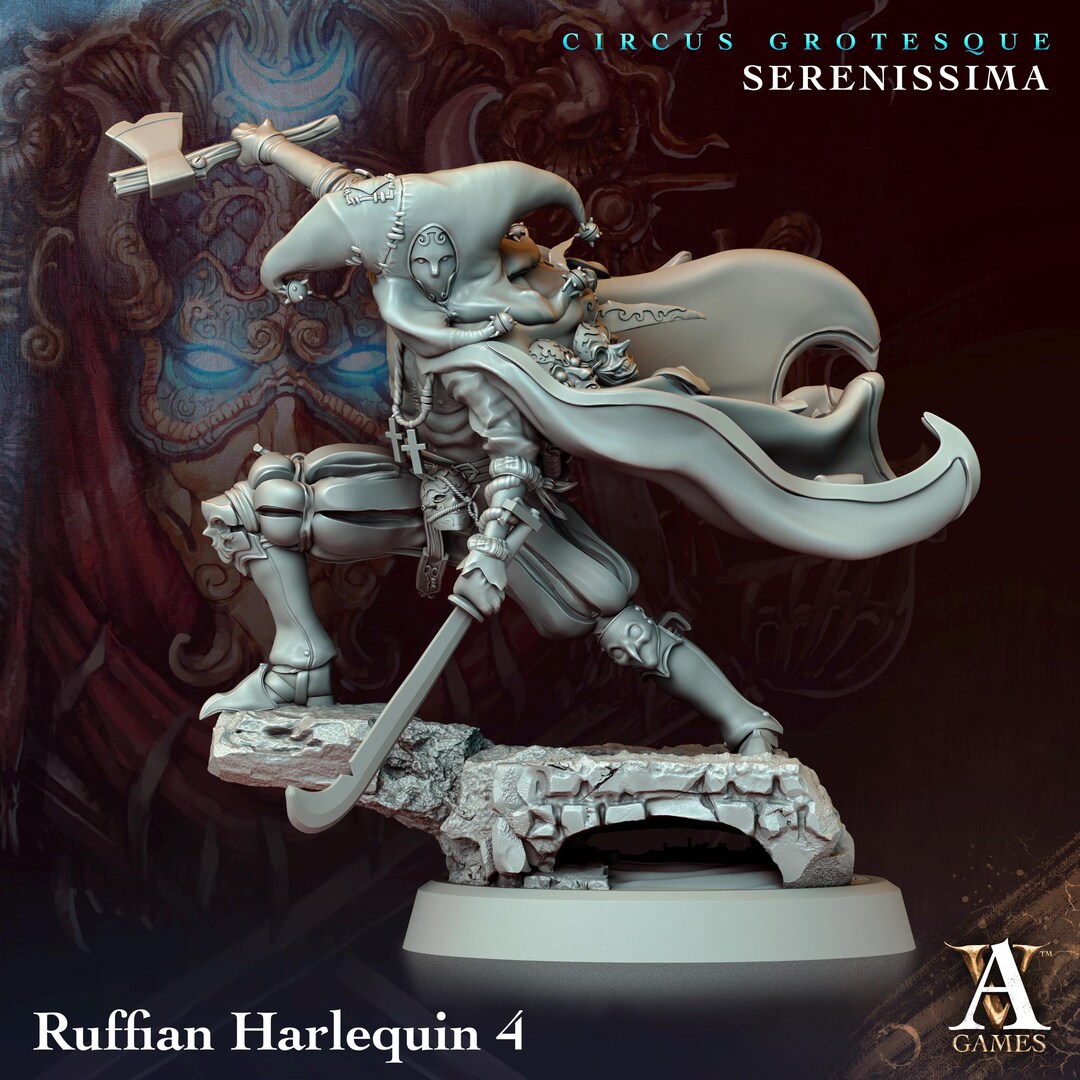 Rogue Phantom, Assassin, Swashbuckler | 28mm,32mm,54mm,75mm,100mm Scale ...