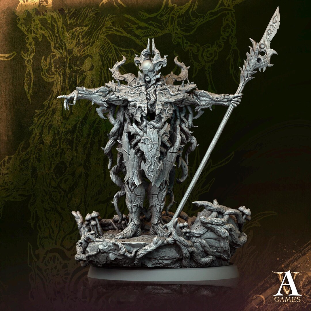Sylvan Fey Forest Guard 5 Sizes Unpainted Miniature 28mm,32mm, 54mm ...