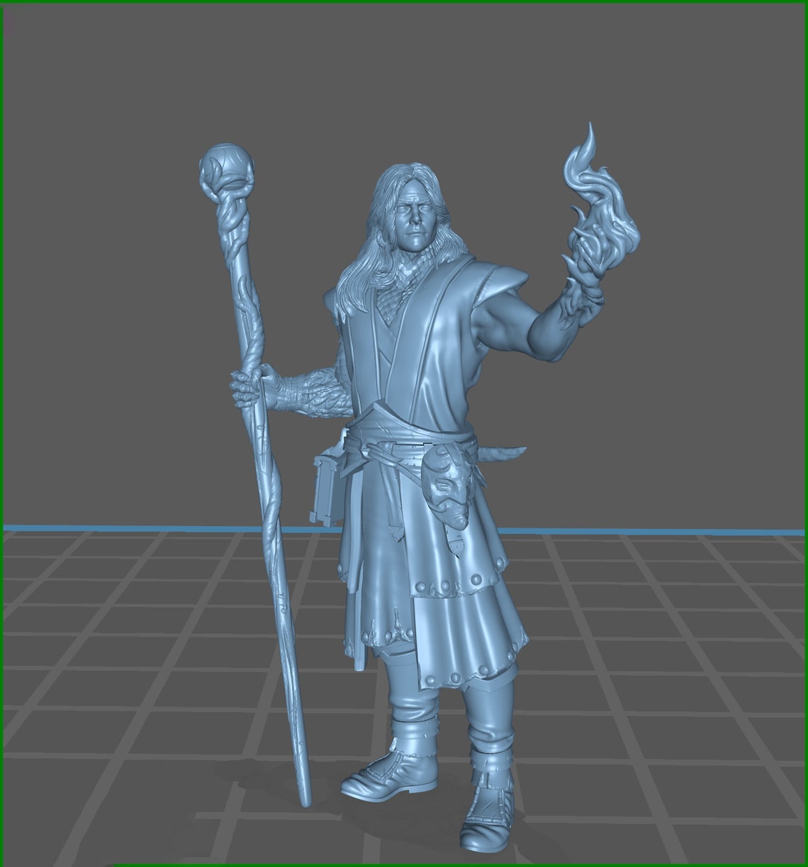 Elf Wizard Dragon Familiar Miniature | Dnd Mage Spellcaster Player ...