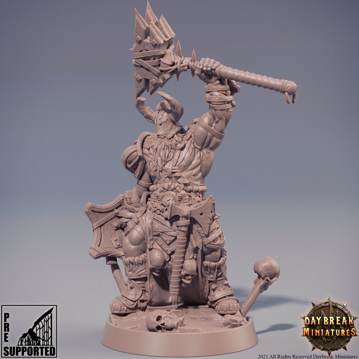 Evil Fighter Mace and Shield Blood Warriors 28mm 32mm - Etsy