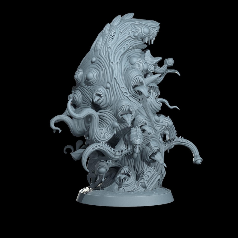 Eldritch Horror Miniature | Tentacle Maw | Unpainted Monster Miniature ...