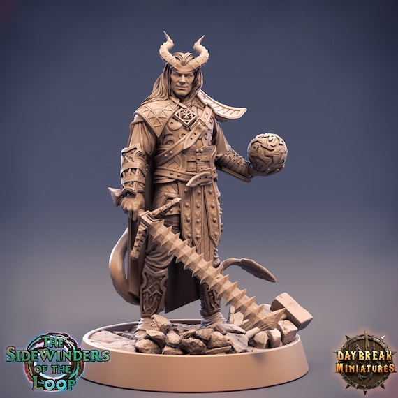 Tiefling Warlock Pact of the Blade Cambion 28mm 32mm 75mm | Etsy