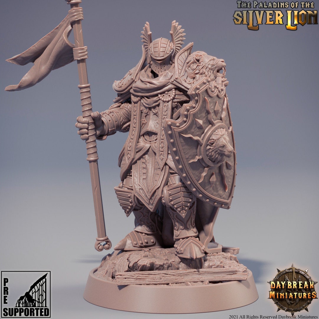 Paladin | Knight Templar | Miniature | Heavy Armor | Dungeons and ...