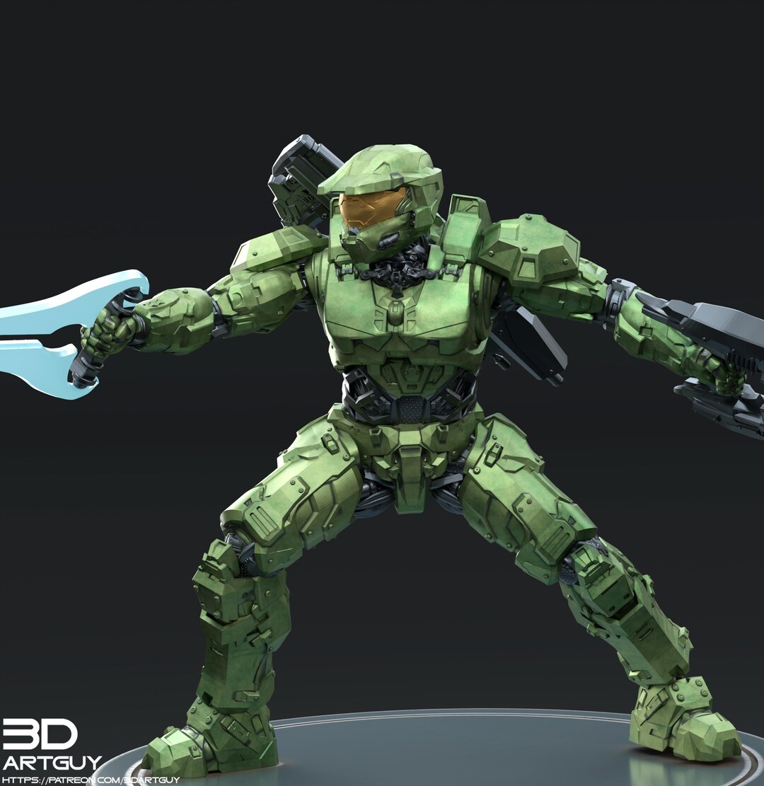 Space Spartan Miniature Melee | 4 Sizes /scales | Sci-fi Video Games ...